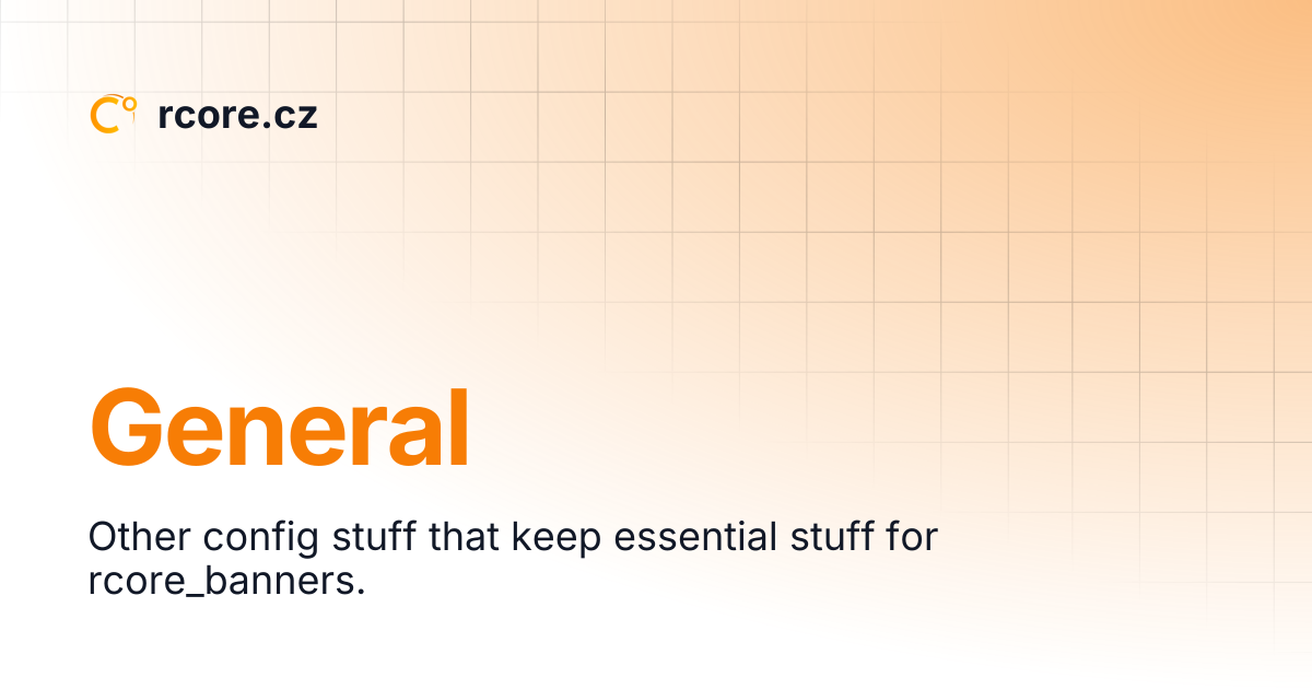 General | rcore.cz