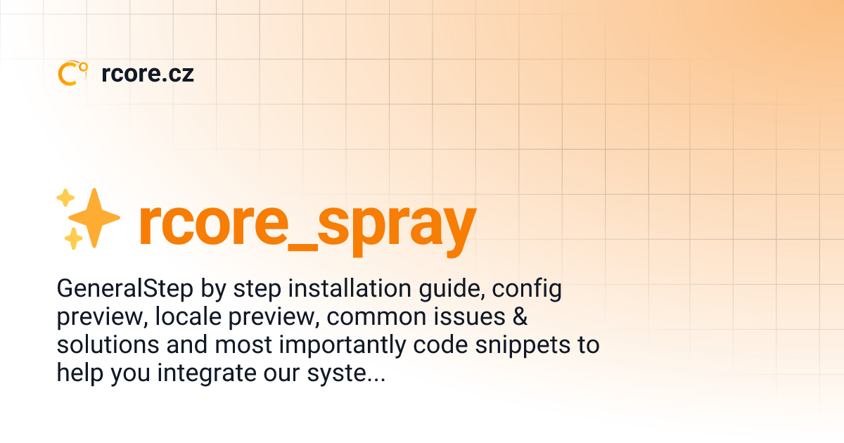 rcore_spray | rcore.cz