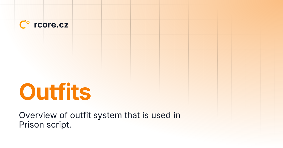 Outfits | rcore.cz
