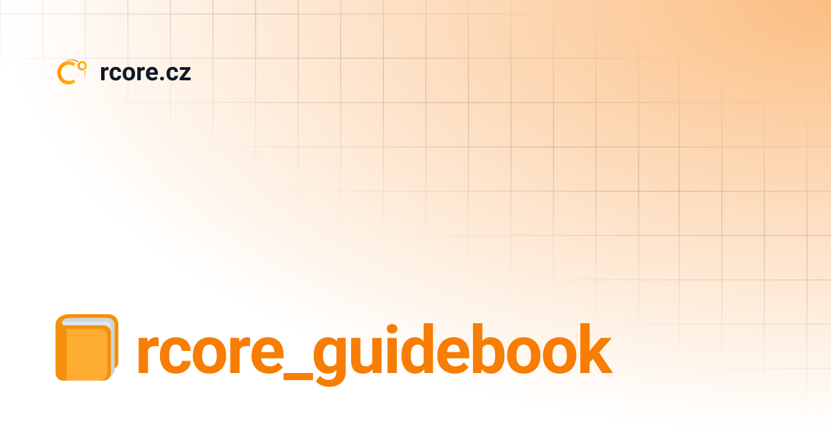 ‌📙 rcore_guidebook | rcore.cz