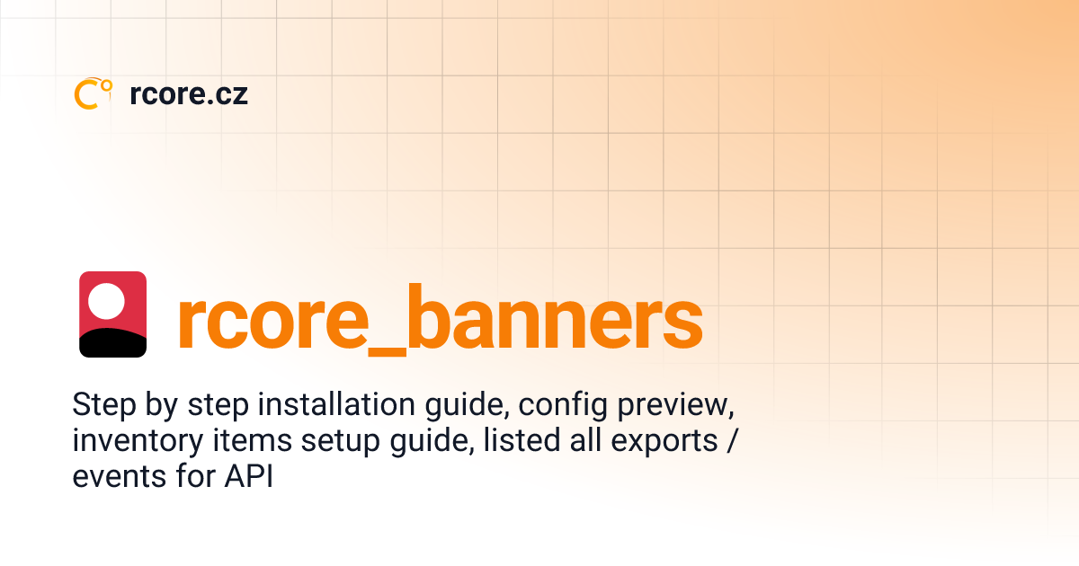 ‌🎴 rcore_banners | rcore.cz