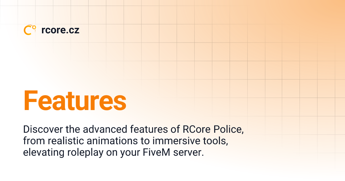 Features | rcore.cz